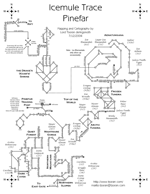 Icemule Trace Area (map) - GemStone IV Wiki
