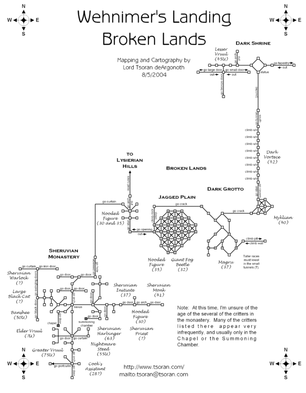 Wehnimer's Landing Area (map) - GemStone IV Wiki