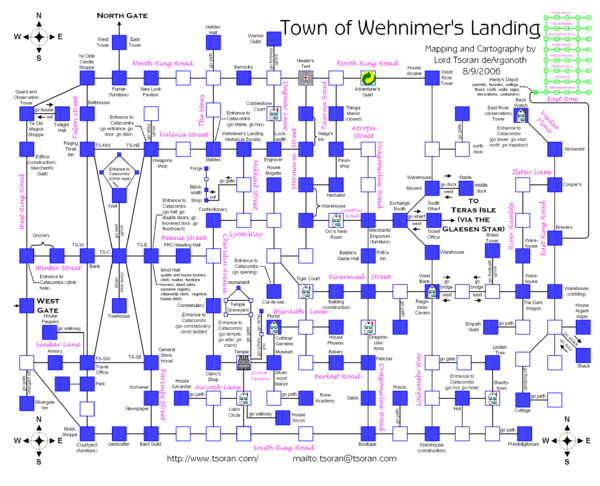 Wehnimer's Landing Area (map) - GemStone IV Wiki