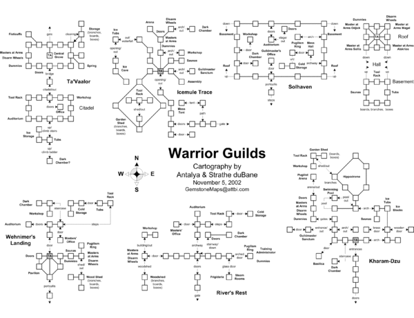 Warrior Guilds (map) - GemStone IV Wiki